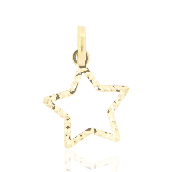 Pendente Donna Stella in Oro Giallo - Gioielleria Amadori